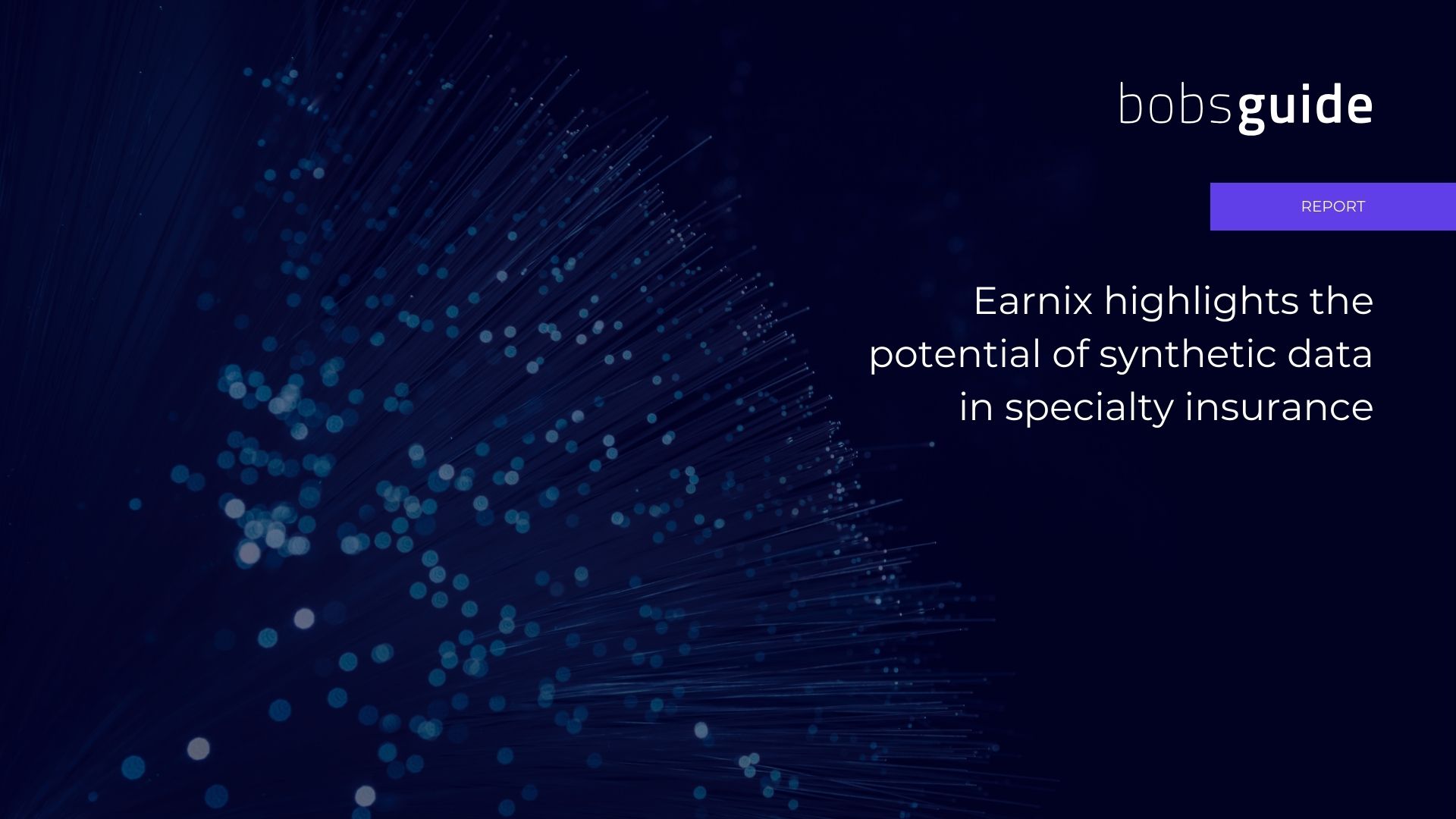 Earnix highlights the potential of synthetic data in specialty ...