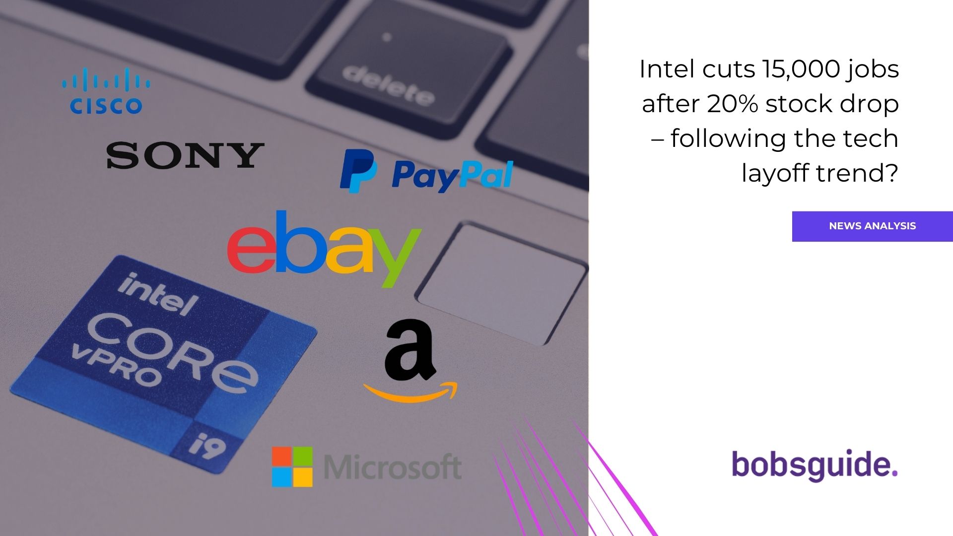 Intel cuts 15,000 jobs after 20% stock drop – following the tech layoff ...